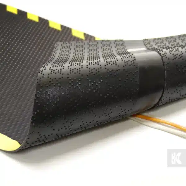 Cable Mat with Yellow Border, Rubber Top Surface - Ecoline Industrial ...
